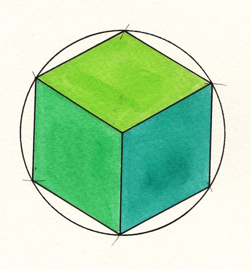 Hexagonal geometry and the Isometric Cube - Temporary Temples