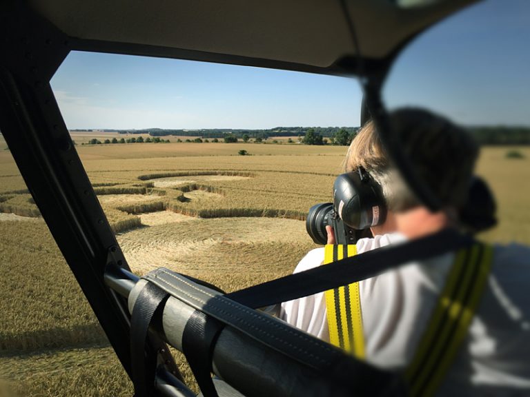 View from the back seat - Coneybury Henge 2018 - 1 - Temporary Temples